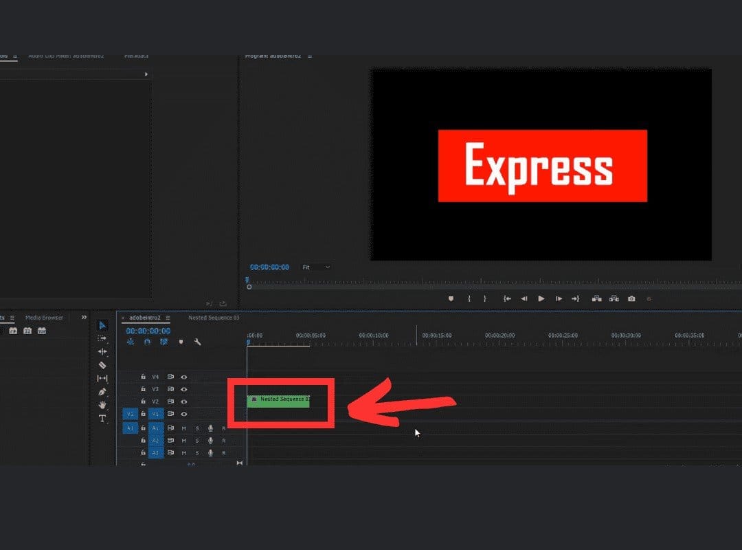 How To Un-Nest A Sequence In Adobe Premiere Pro